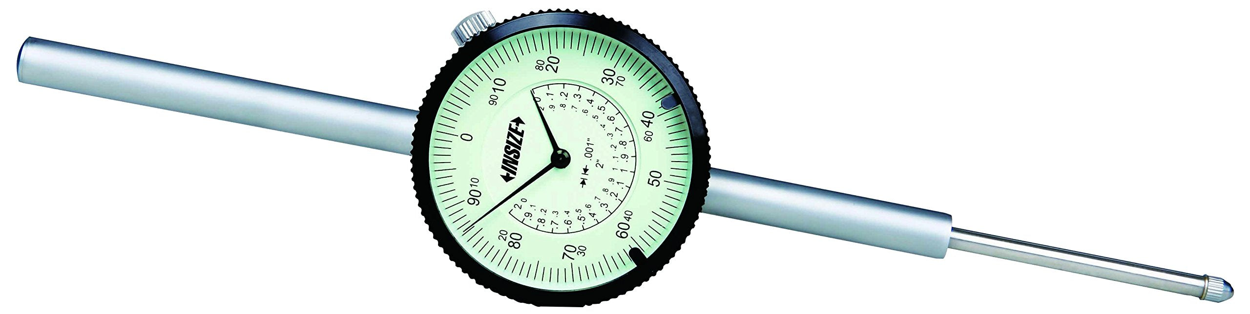 INSIZE 2326-2 Long Stroke Dial Indicator, 2", Graduation .001" — Contractor Tool Supply, a Vera ...