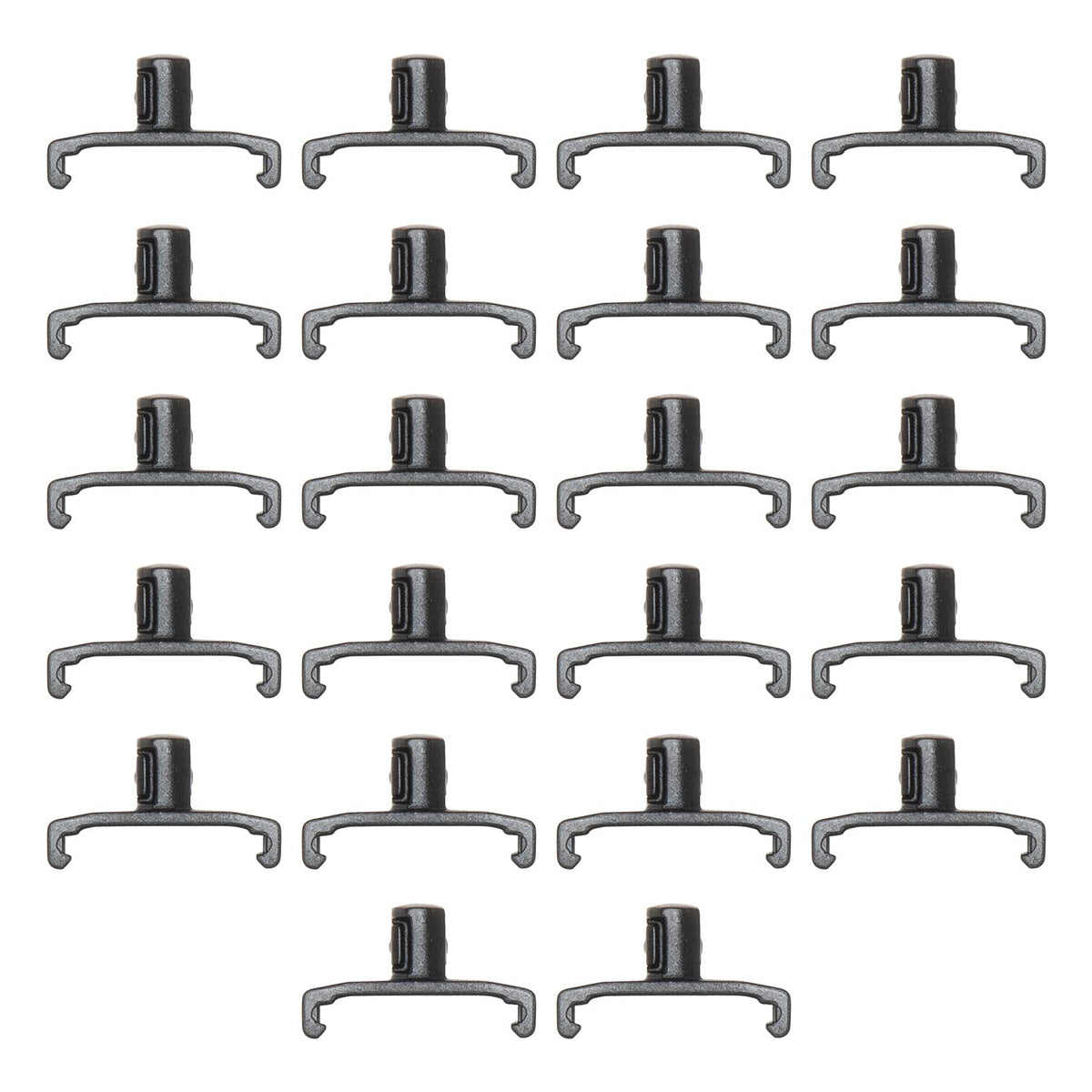 ERNST 8440-Black 1/4-Inch Dura-Pro Twist Lock Socket Clips, 22-Pack, B ...