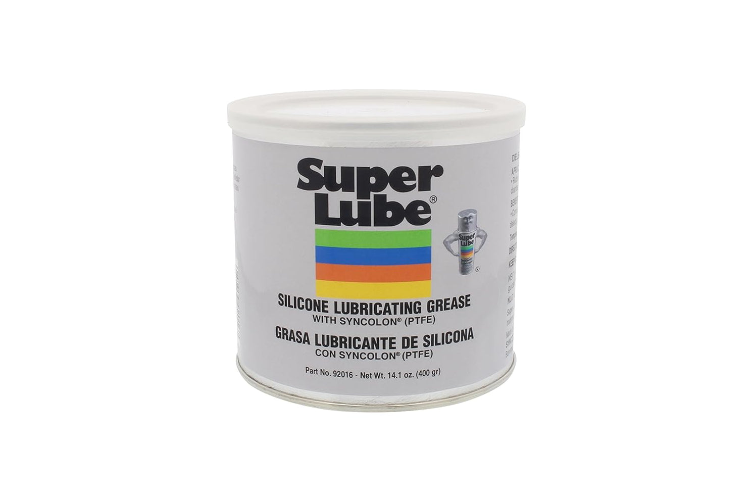 Super Lube Silicone Grease with Syncolon (PTFE), Translucent White ...