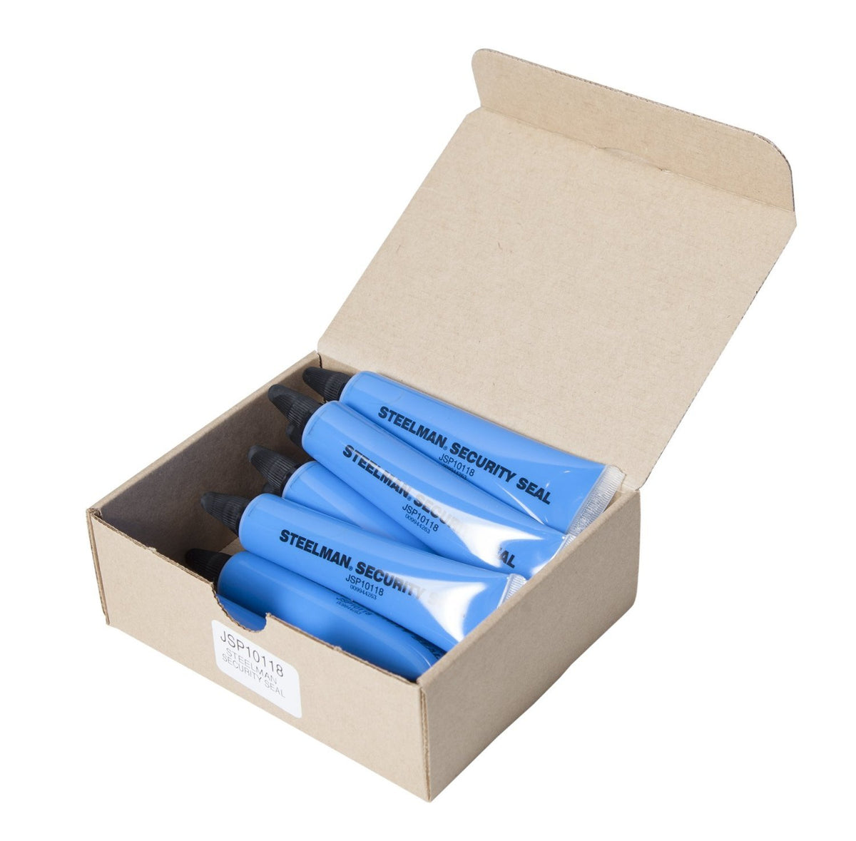 Steelman JSP10118 1-Ounce Security Seal, Bright Blue, Adheres to Both ...