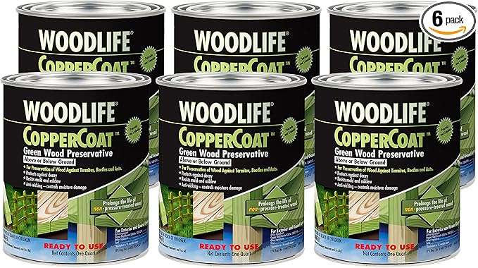 Rust-Oleum Wolman 6PK Woodlife CopperCoat Green Wood Preservative, Qua ...