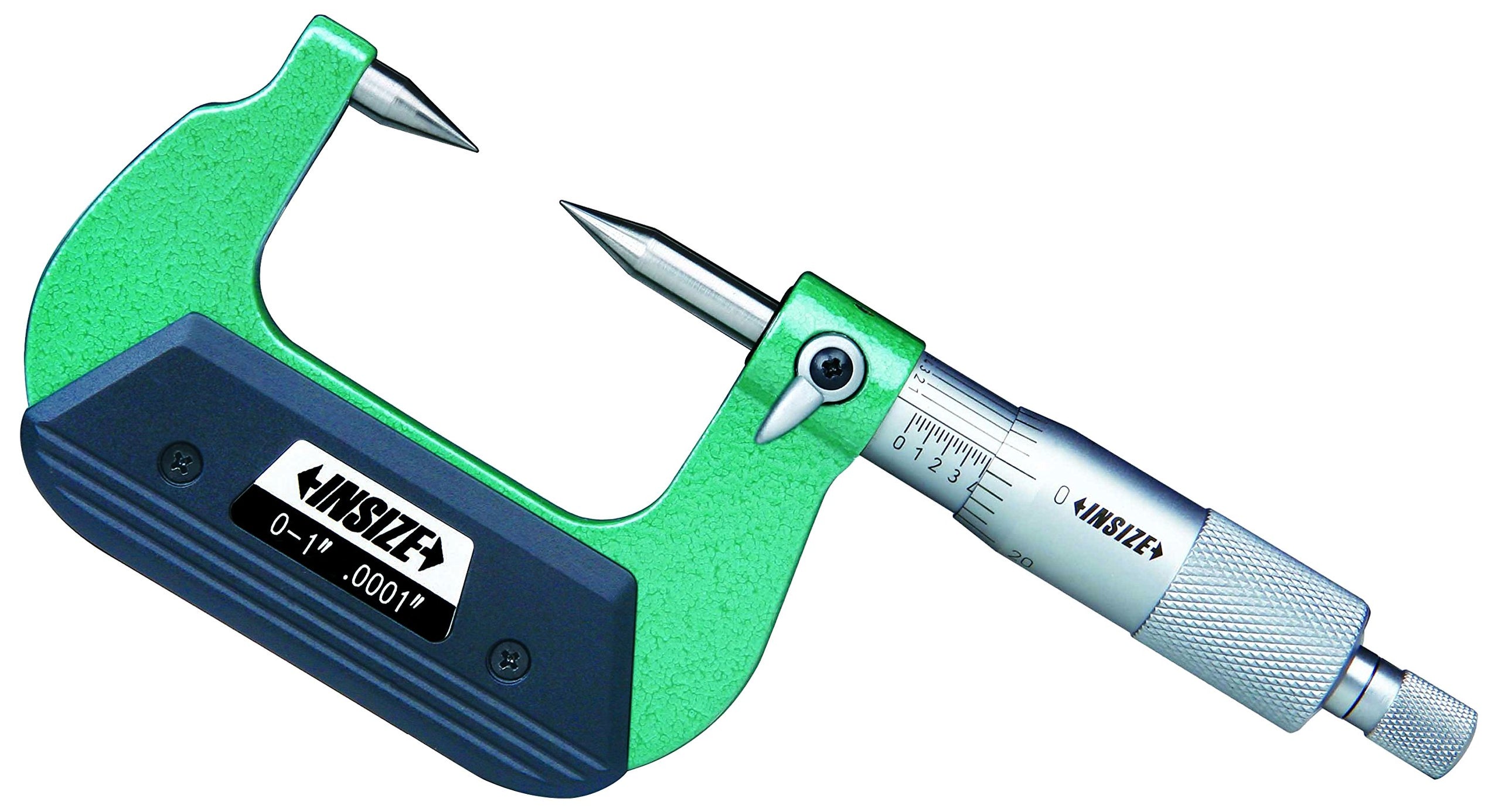INSIZE 3230-2 Point Micrometer, 1" - 2", Graduation 0.0001", Type A ...