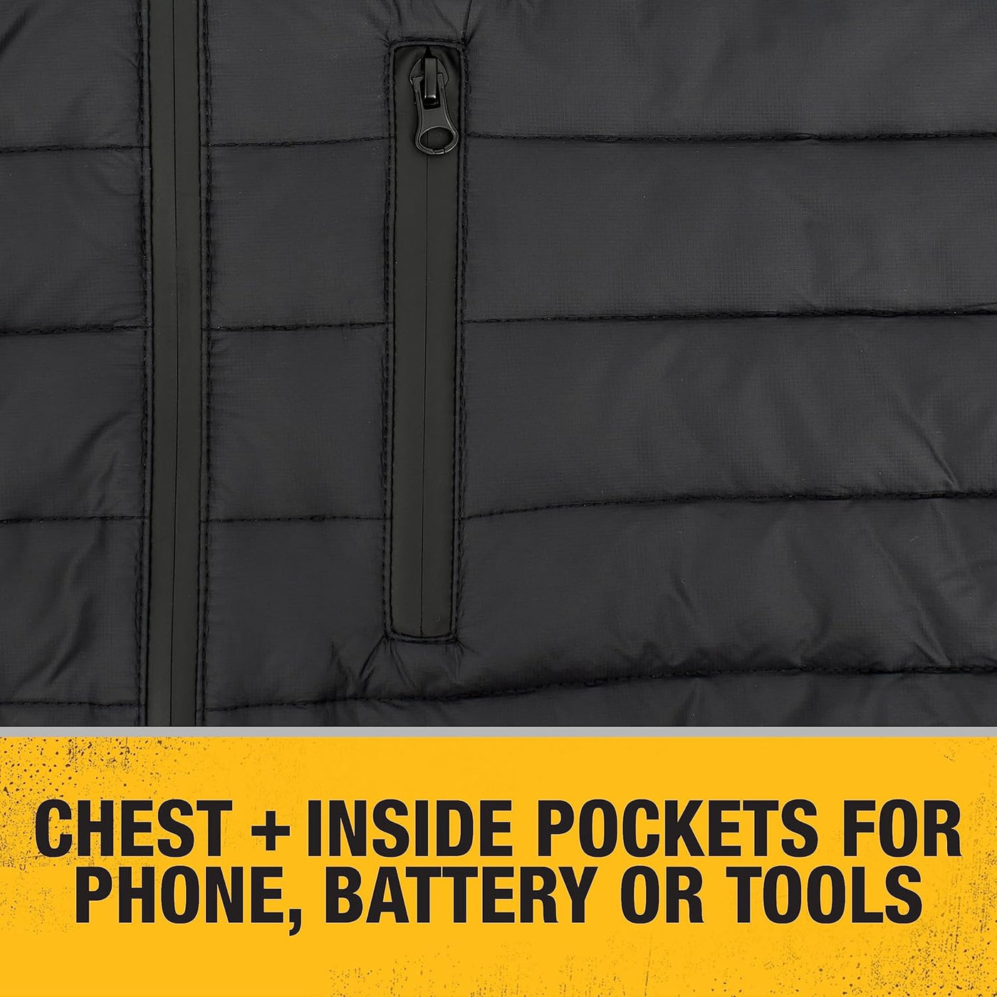 DEWALT (DCHJ093D1) Men's Lightweight Puffer Heated Jacket, 3X-Large ...