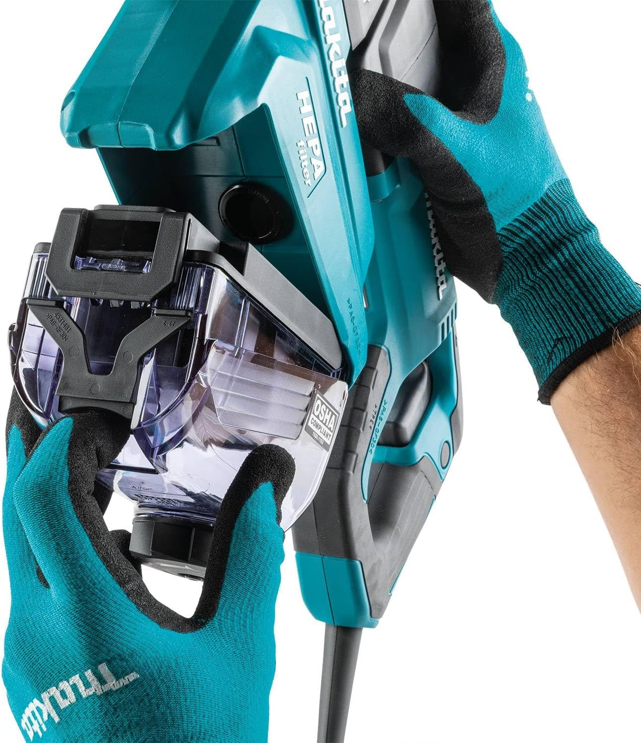 Makita HR2663 1" SDS-PLUS AVT Rotary Hammer, with HEPA Dust Extractor ...