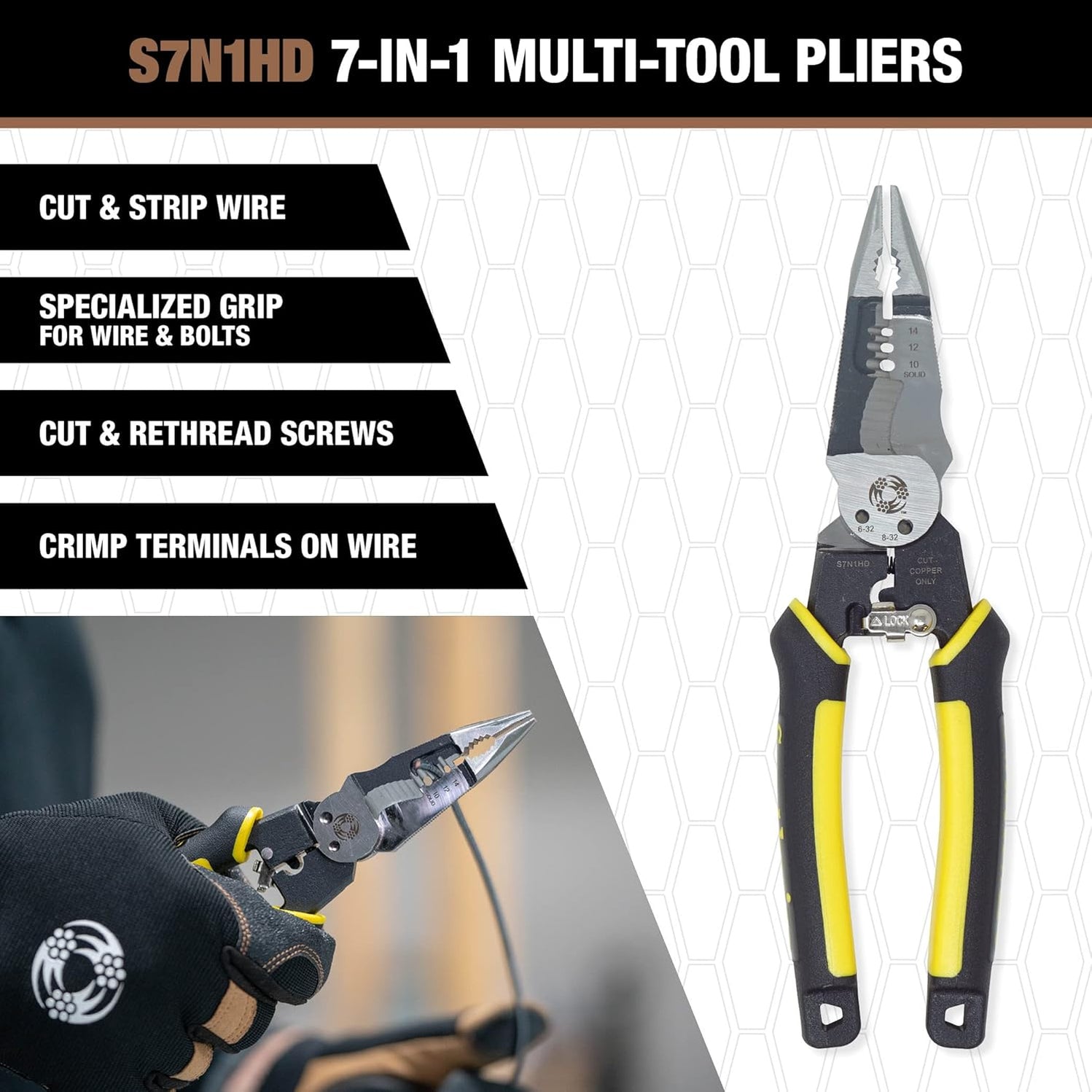 Electrical Maintenance Tool Kit including Multi-Tool Pliers, Multimete ...