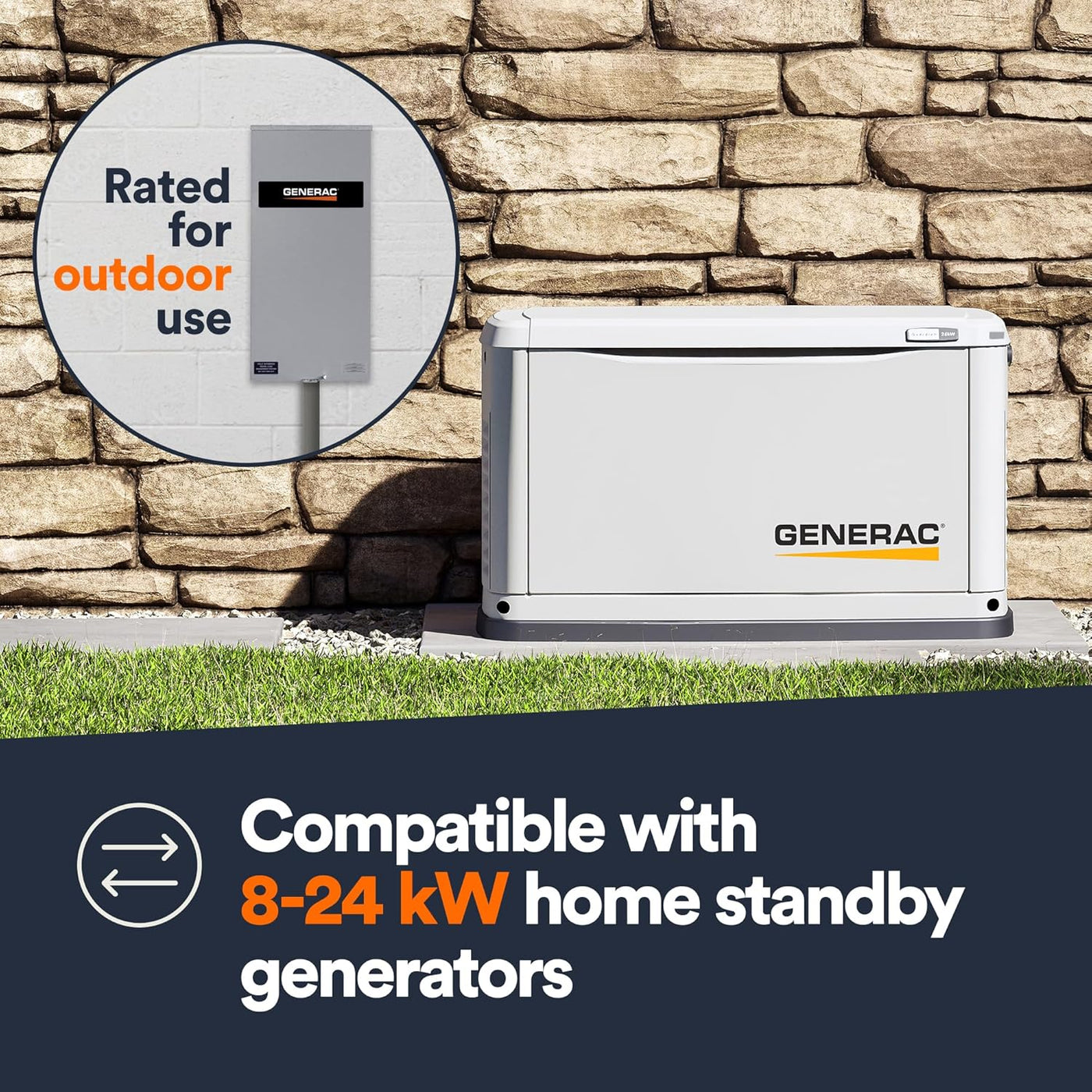 Generac | RXSW150A3 | Generac 150 Amp Single Phase Generator Automatic ...