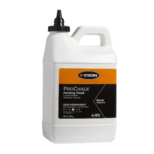 Keson (103BLACK) Prochalk Semi-Permanent Marking Chalk, 3 lb, Black ...