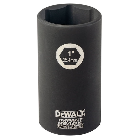 DEWALT DW2294 1" IMPACT READY Deep Socket for 3/8" Drive — Contractor ...
