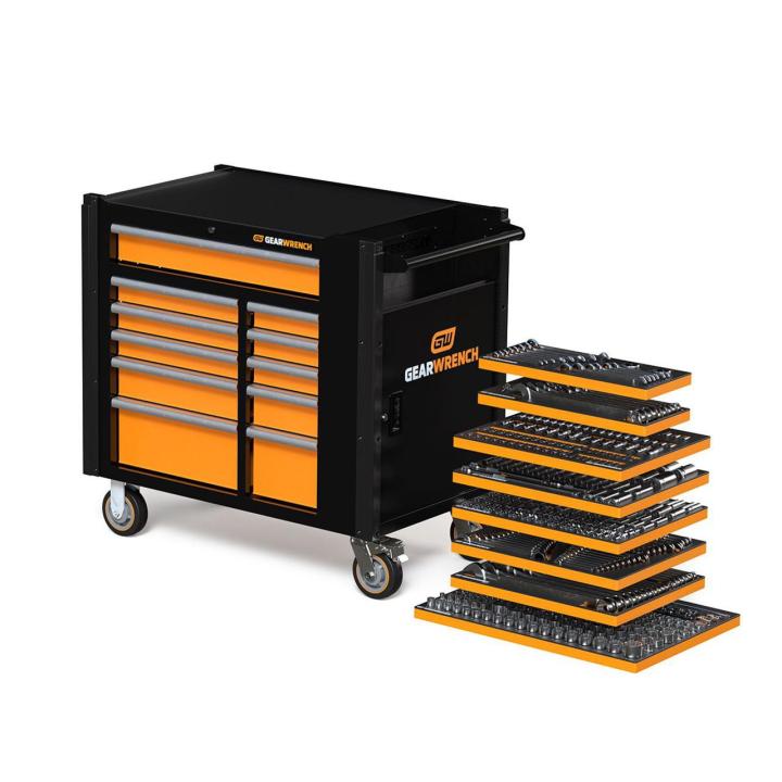 GEARWRENCH MEGAMOD 614 Piece Master Mechanics Hand Tool Set with Modul ...