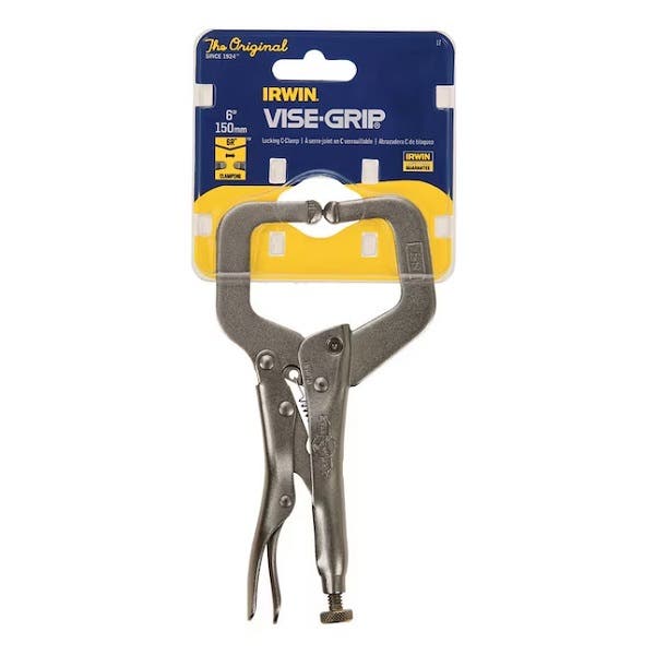 IRWIN 17 VISE-GRIP C Clamp, Locking, 6-Inch — Contractor Tool Supply, a ...