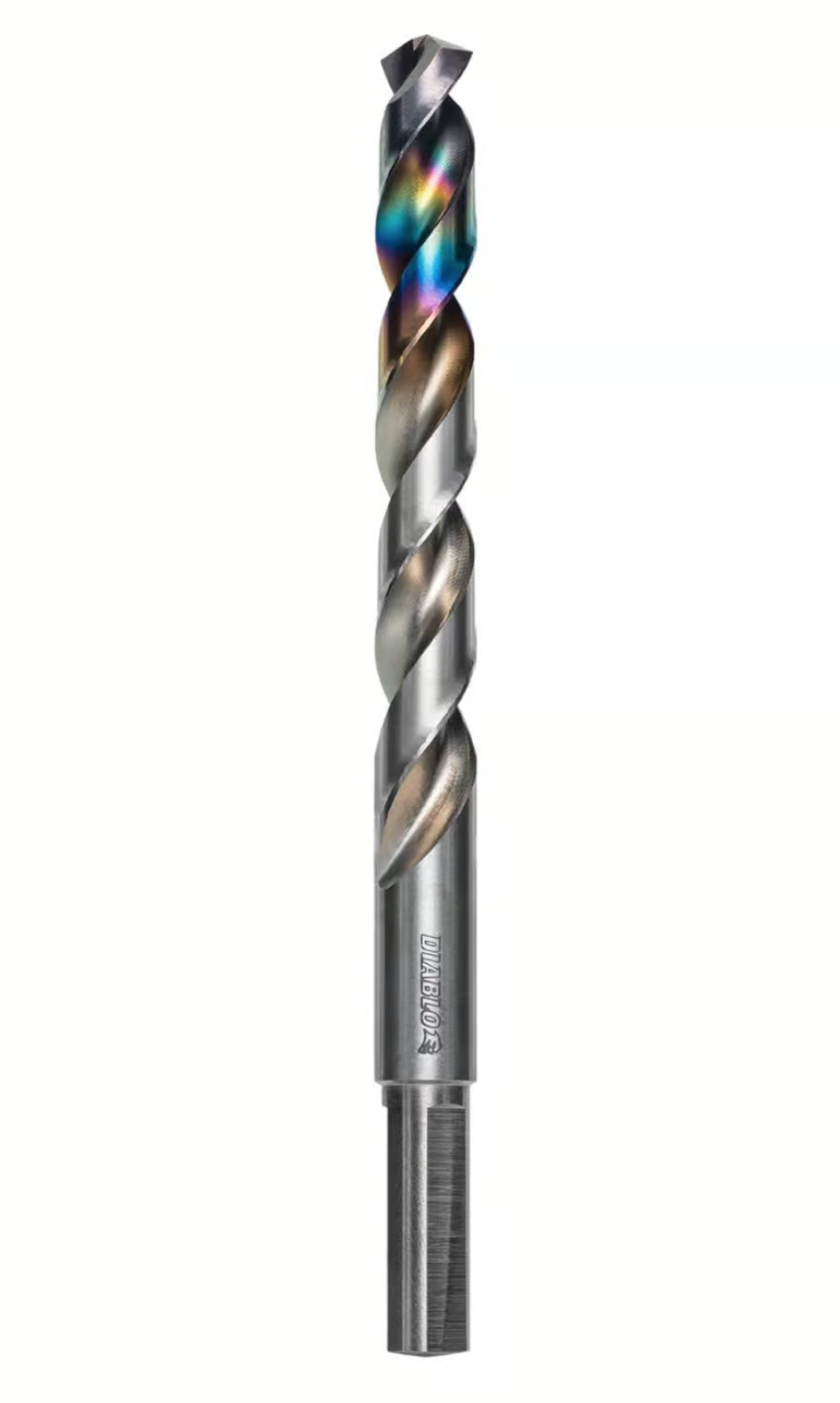 Diablo Metal Demon 13/32 in. X 5.2 in. L Metal Drill Bit 3-Flat Shank ...