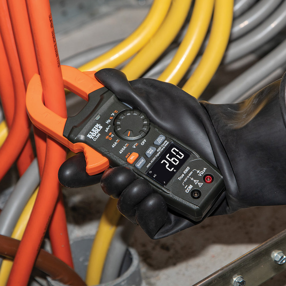 Klein Tools CL390 AC/DC Digital Clamp Meter, Auto-Ranging 400 Amp ...