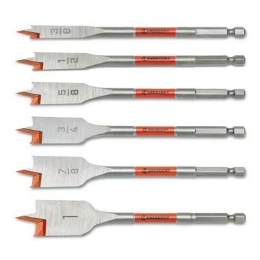 Crescent 6-Piece Flat Spade Set | 3/18" - 1" — Contractor Tool Supply ...
