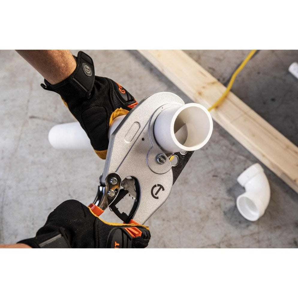 Crescent CRPC238 2-3/8" Ratcheting PVC Pipe Cutter — Contractor Tool ...