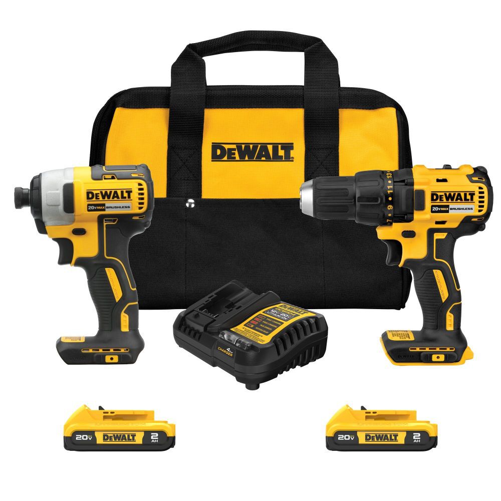 DeWALT (DCK277D2) 20V MAX Brushless 2-Tool Combo Kit — Contractor Tool Supply, a Vera Tools company
