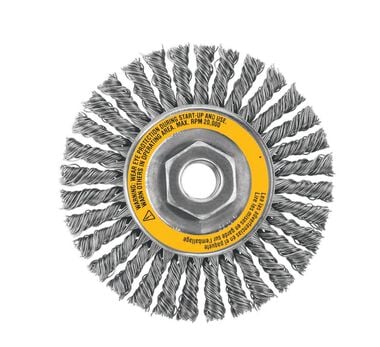 DEWALT DW4926 4" x 5/8" to 11 XP .020 Carbon Stringer Wire Wheel ...