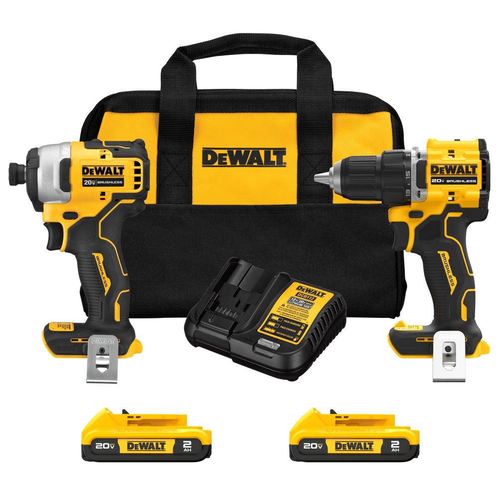 DeWALT (DCK225D2) 20V ATOMIC MAX Brushless 2-Tool Combo Kit — Contractor Tool Supply, a Vera ...