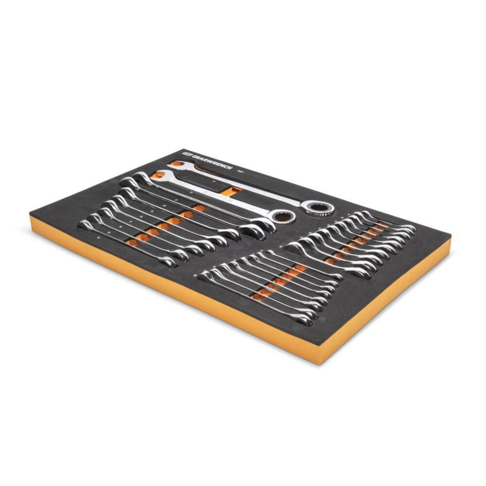 GEARWRENCH Metric Ratcheting Wrench Set 28pc 86527 — Contractor Tool ...