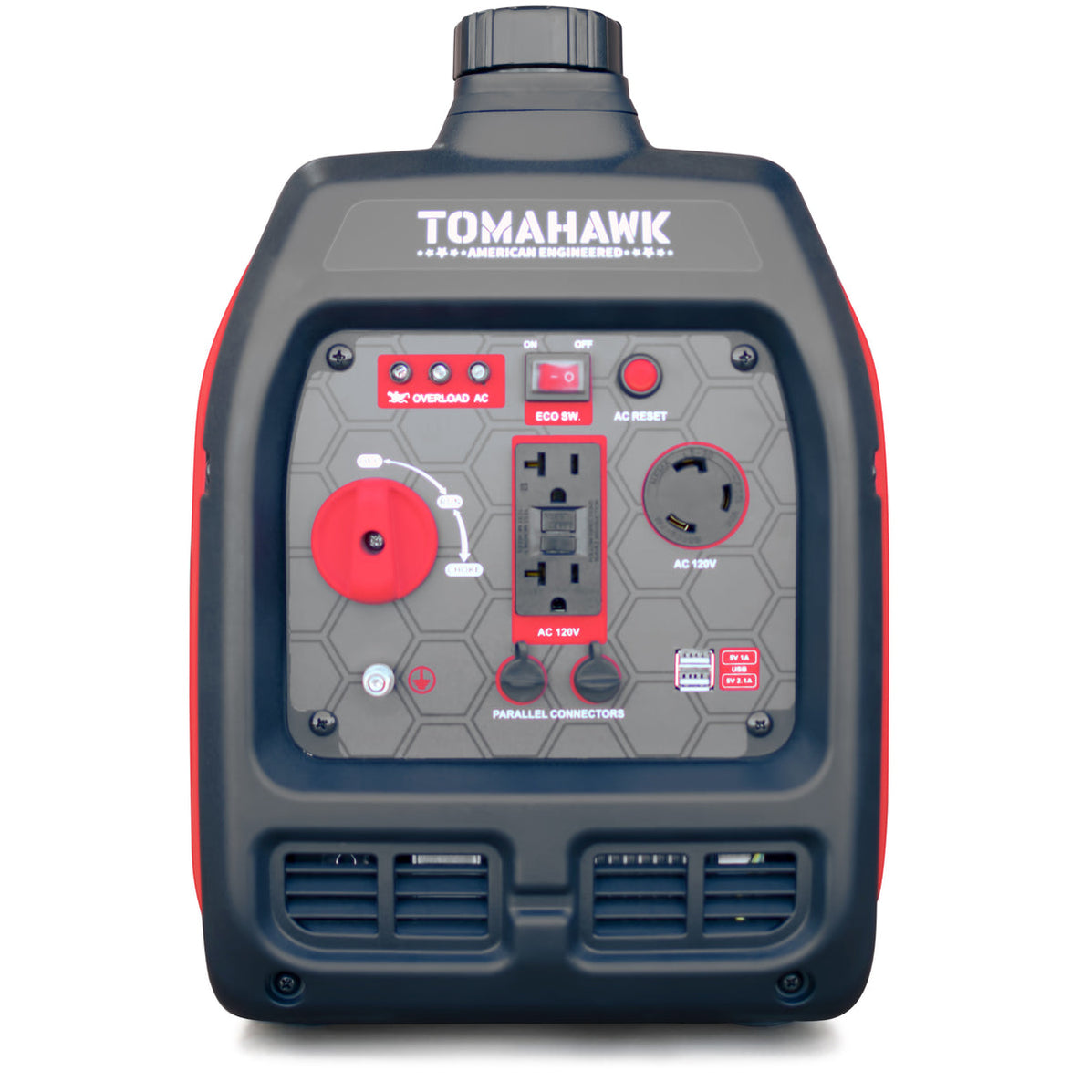 Tomahawk TG3000i-BRV 3000 Watt Inverter Generator Super Quiet Portable ...