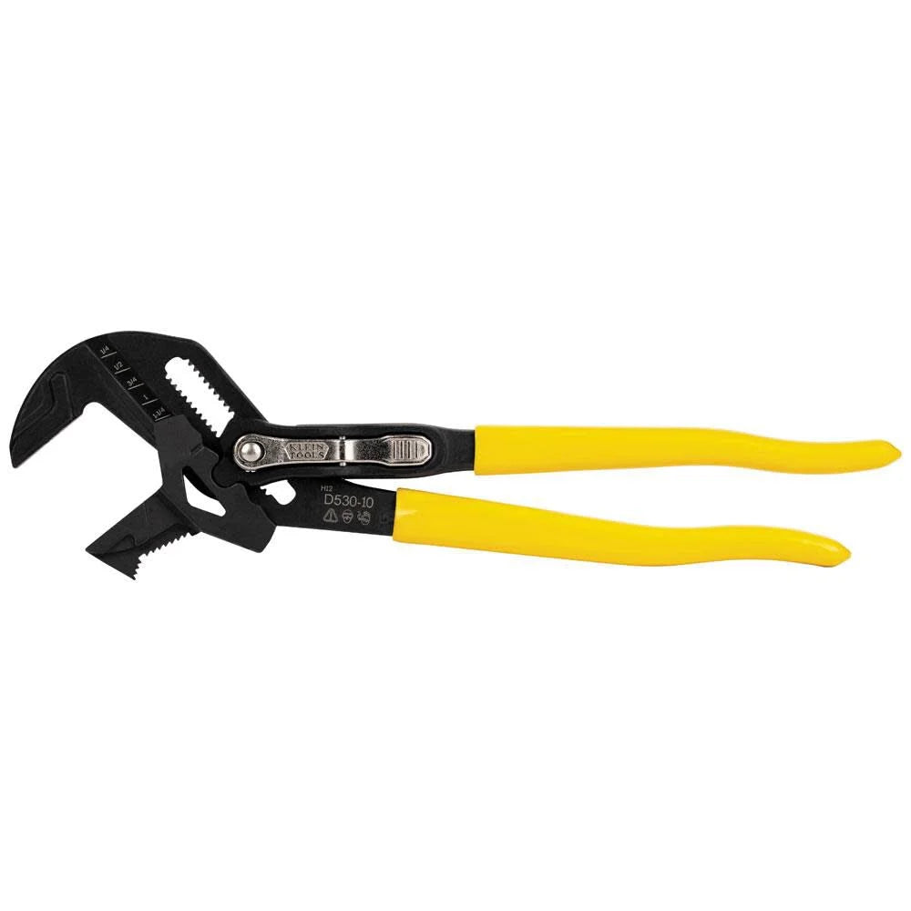 Klein Tools D53010 Plier Wrench, High Leverage Multi-Use Pump Plier wi ...