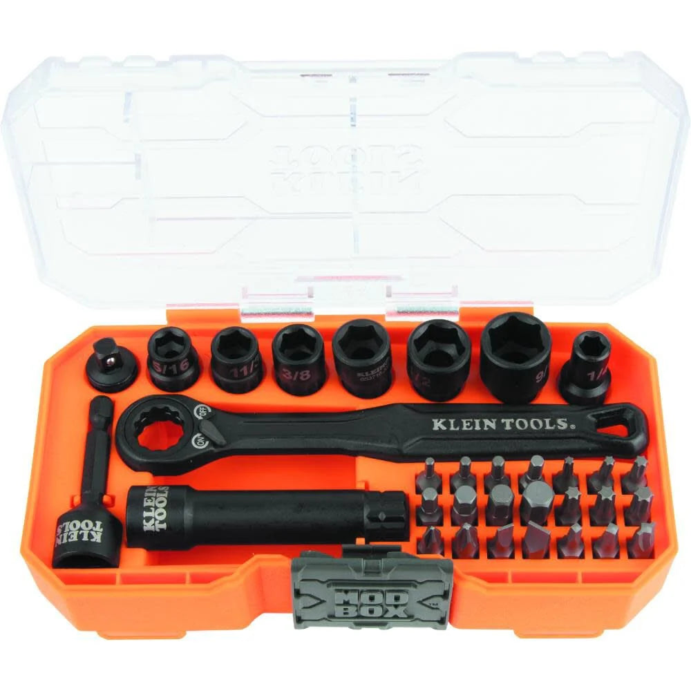 Klein Tools KNECT Small Pass-Through Socket Set 32pc - 65300 ...