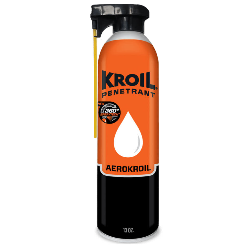 Kroil Original Penetrating Oil with SprayTech 360 Degree Nozzle & Stra ...