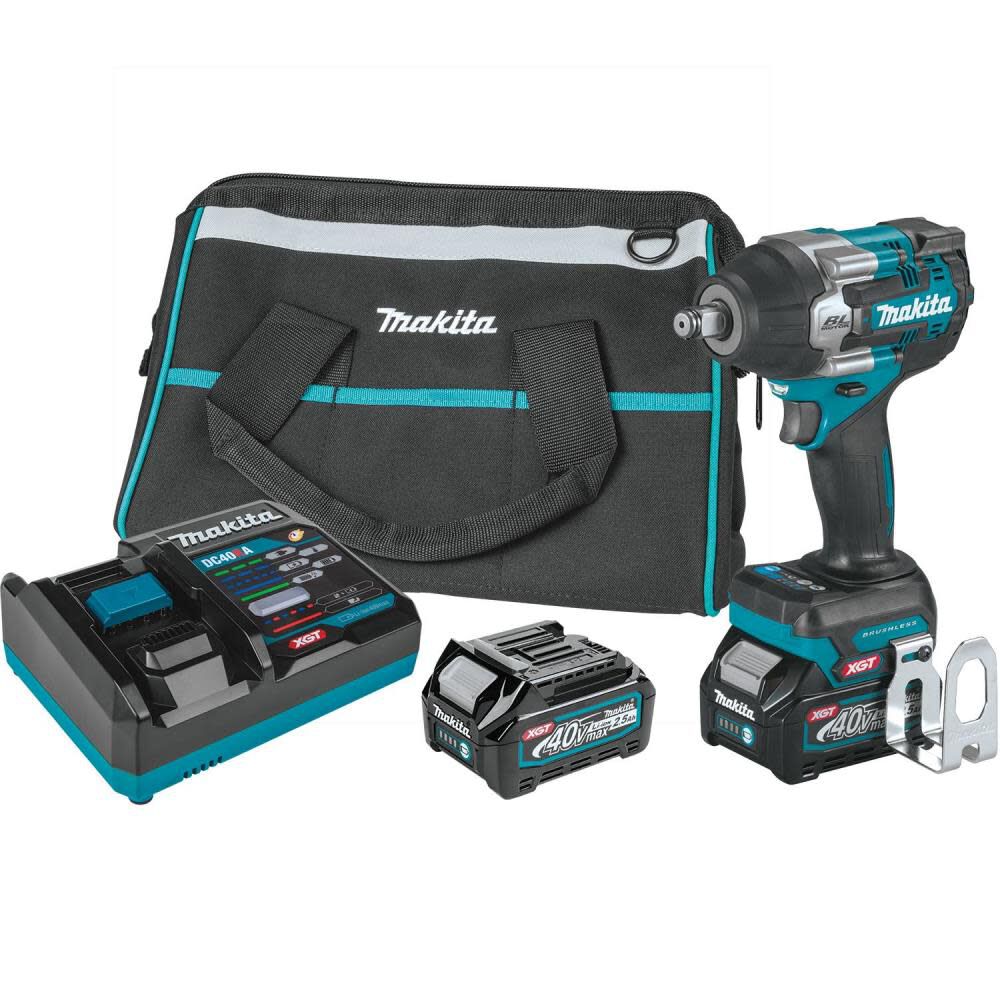 Makita (GWT07D) 40V MAX XGT️ 1/2 In. Square Impact Wrench Kit ...
