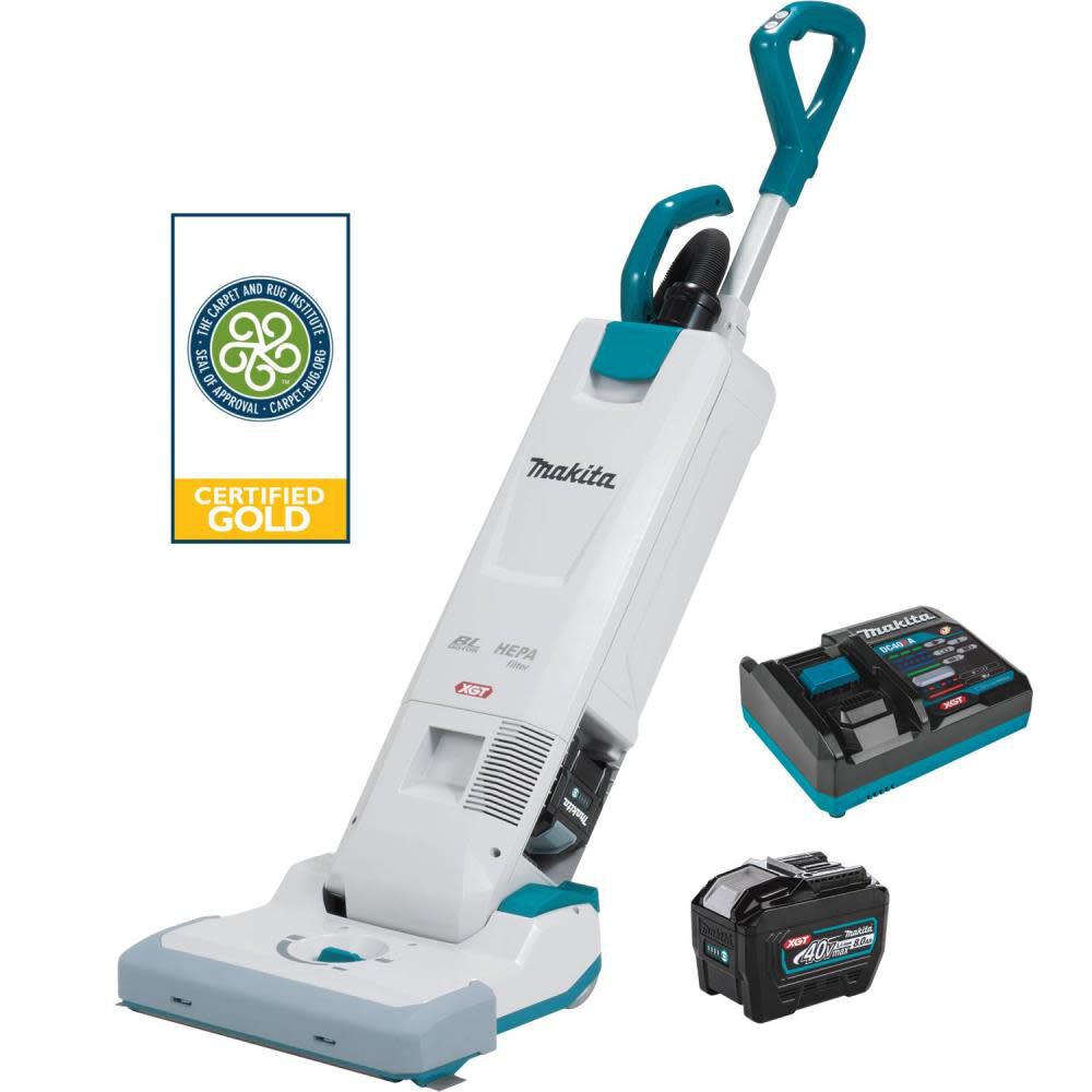 Makita GCV09L1 40V Max XGT Brushless 1.3 Gallon HEPA Filter 15 Inch Up ...