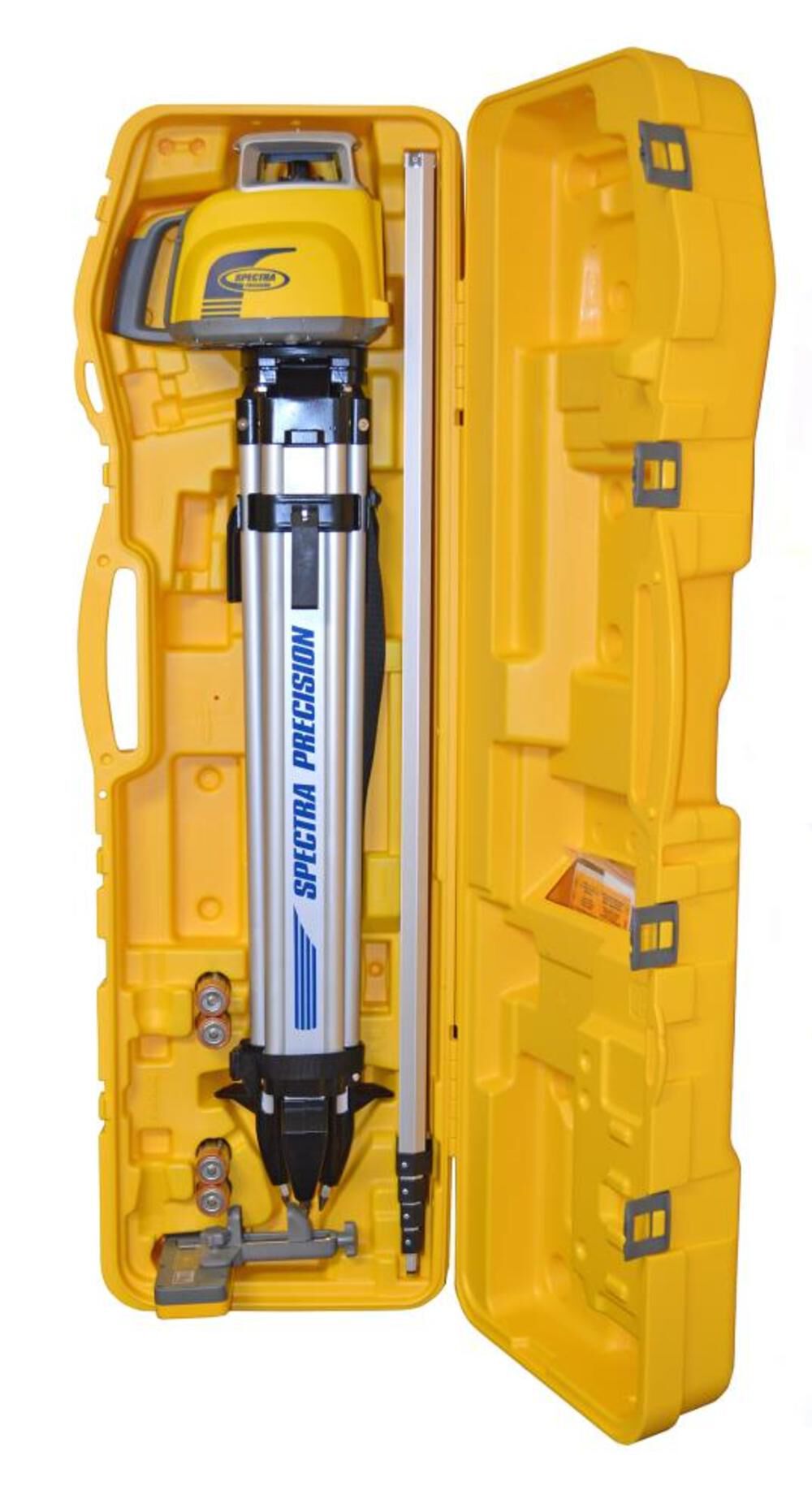 Spectra Precision Laser Level Kit - 15ft Grade Rod/Inches and Tripod ...
