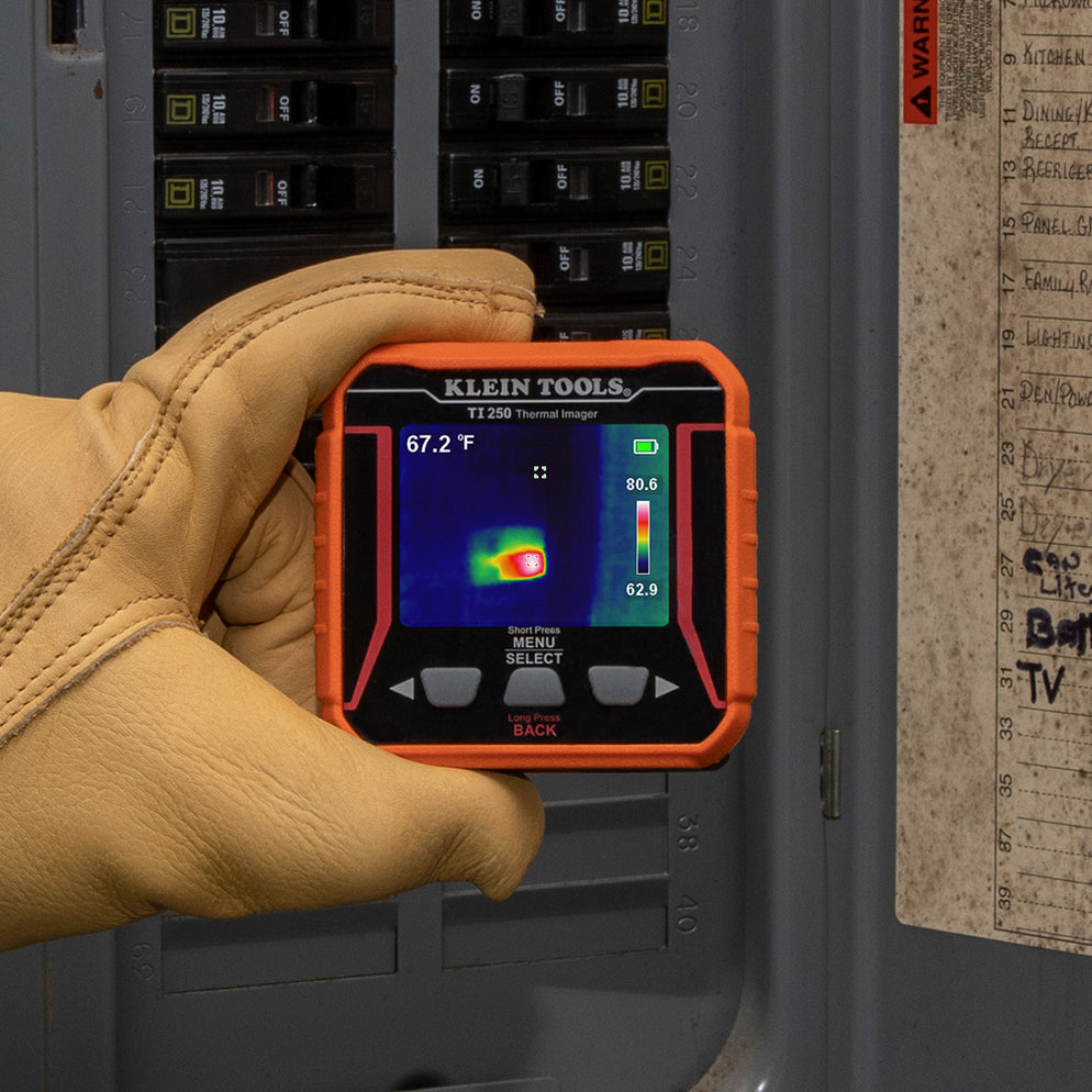 Klein Tools TI250 Rechargeable Thermal Imaging Camera, Camera Displays ...