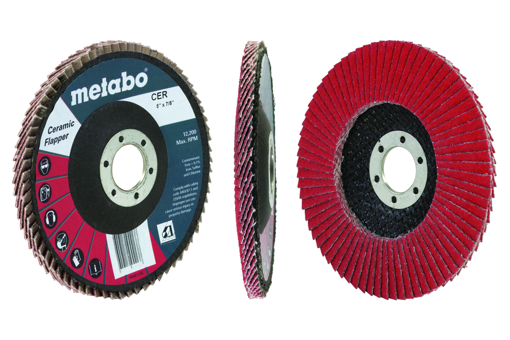 5" Ceramic Flapper 40 7/8 T29 Fiberglass — Contractor Tool Supply, a ...