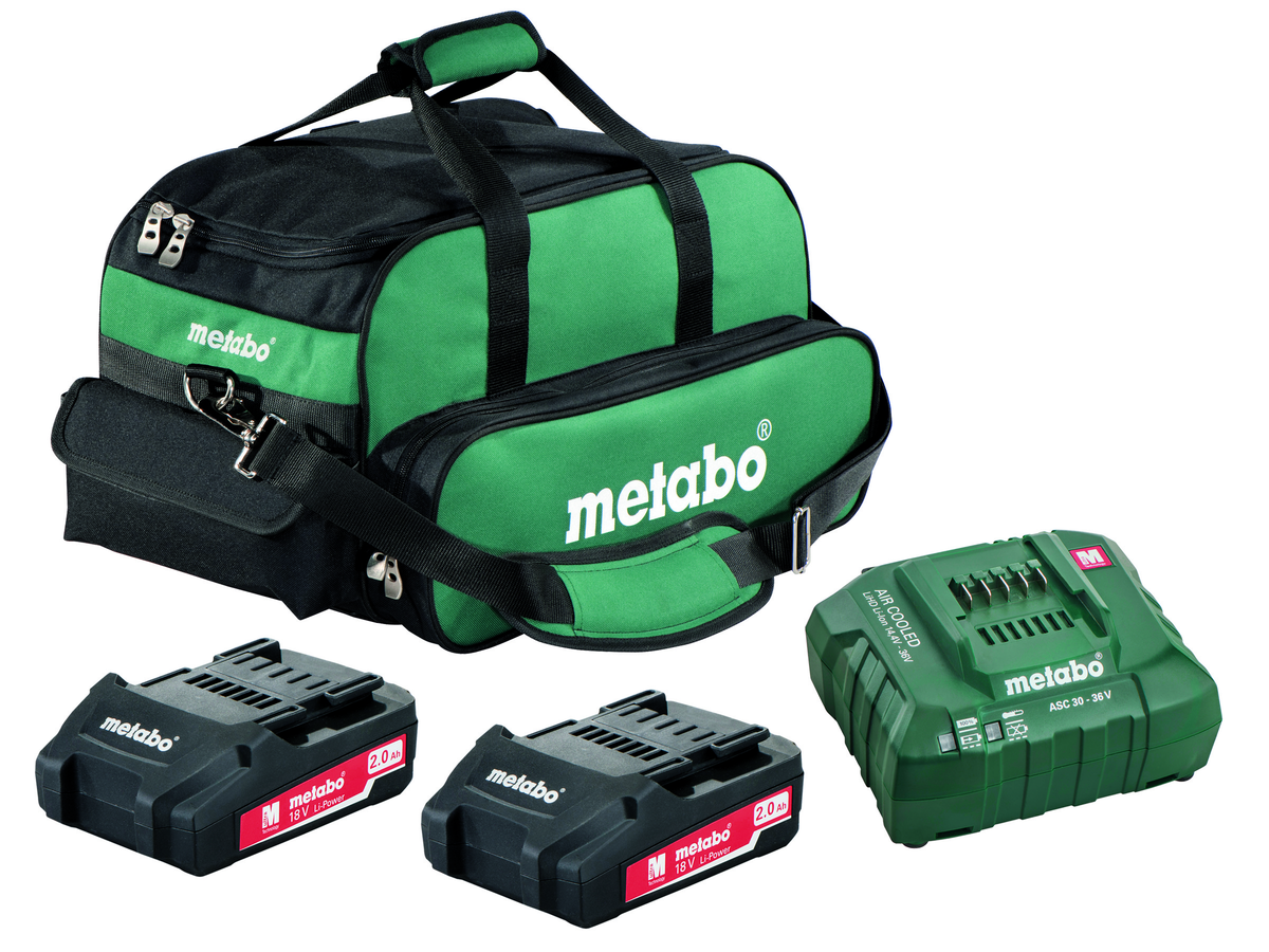 Battery Starter kit 2x 2.0Ah Ultra-M Compact Kit — Contractor Tool ...