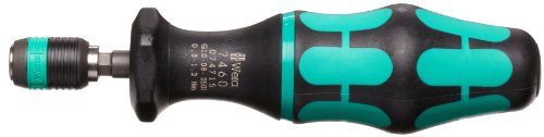 Wera Kraftform 7400 Series Hexagon Torque Screwdriver, Adjustable Torq ...