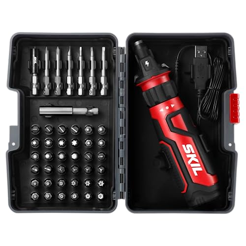 Skil Rechargeable 4V Cordless Screwdriver with Circuit Sensor Technolo ...