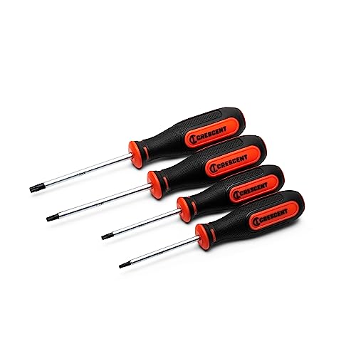 Crescent 4-Piece Torx Dual Material Screwdriver Set — Contractor Tool ...