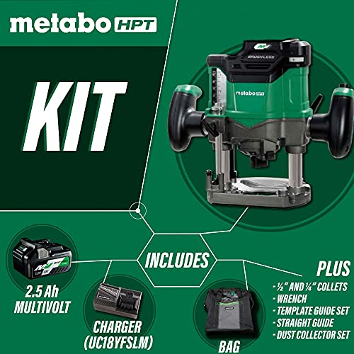 Metabo HPT 36V Multi-Volt Cordless Plunge Router — Contractor Tool ...